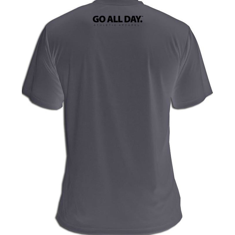 DRY-FIT Mens Tee (Slate Grey) Performance - GO ALL DAY® Athletic Apparel