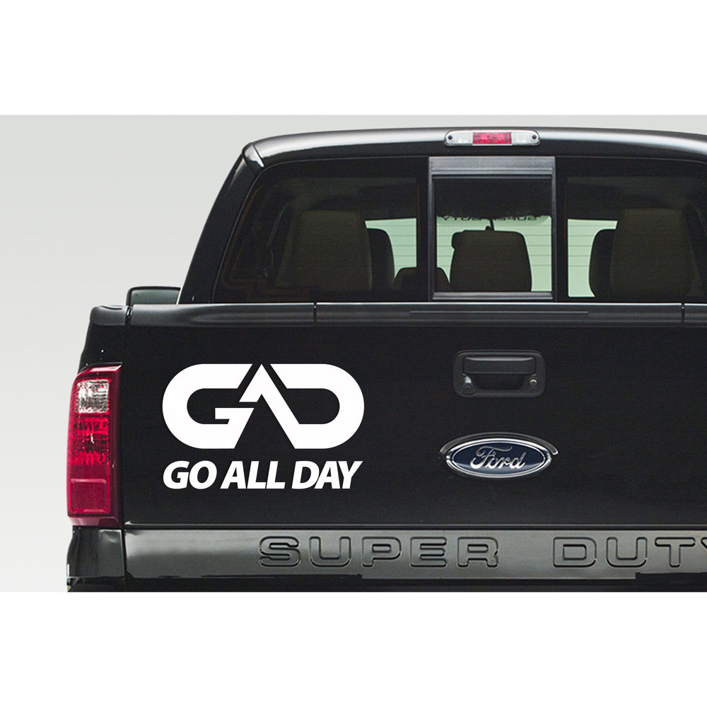 GO ALL DAY® Large Stickers / Decals - GO ALL DAY® Athletic Apparel